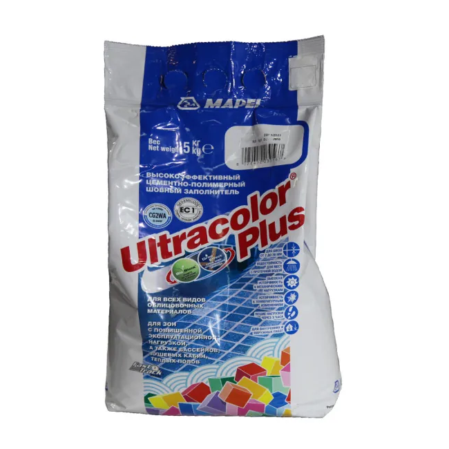 Затирка швов цементная Mapei Ultracolor Plus №174 Торнадо 5кг купить в ...